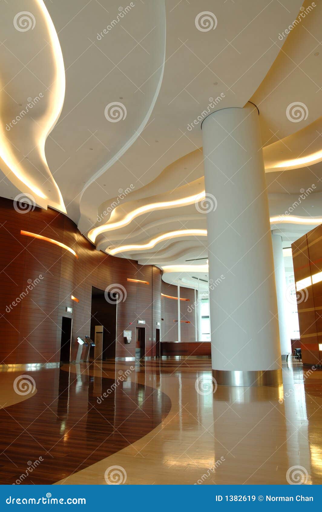 Business Building Architecture Interior Stock Image - Image of ...