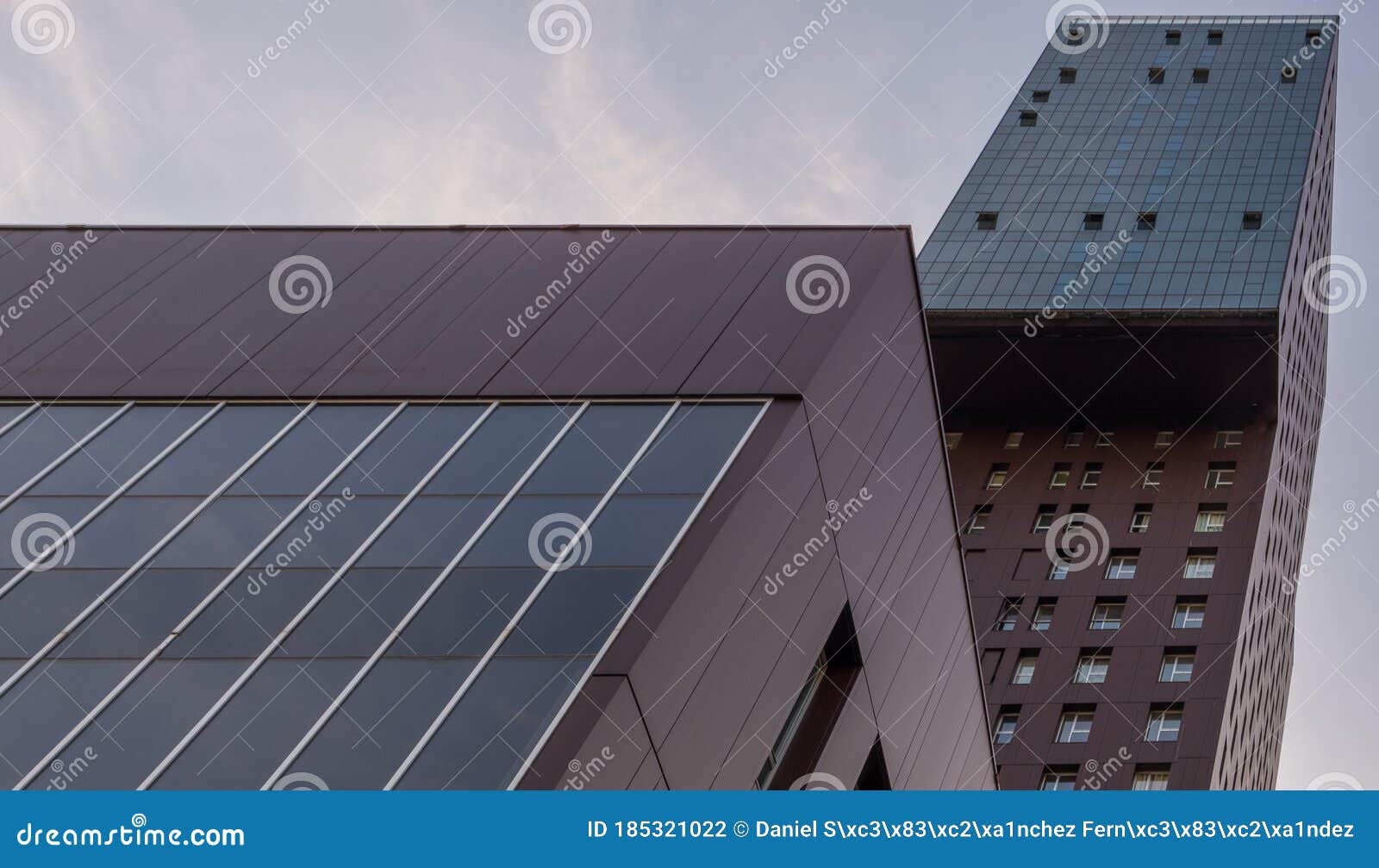 Business Building with Bay Windows for Offices Stock Photo - Image of ...