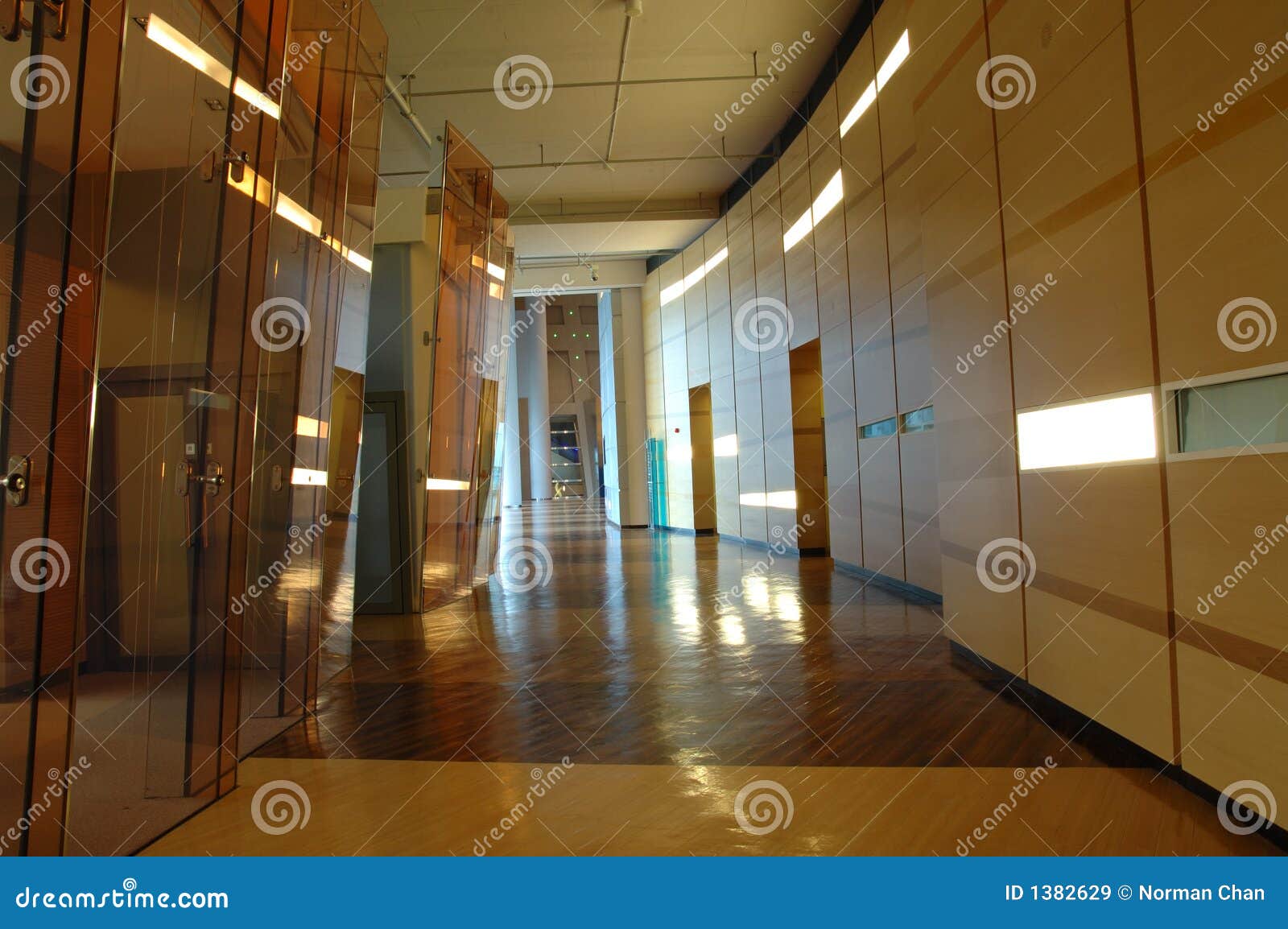 Business building hallway stock image. Image of case, architectural ...