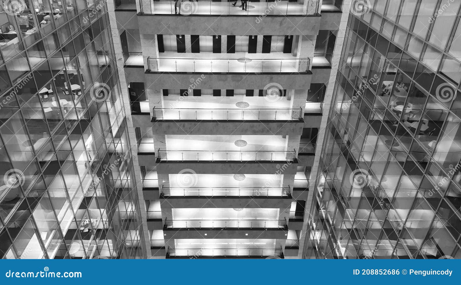 Business building interior stock photo. Image of interior - 208852686