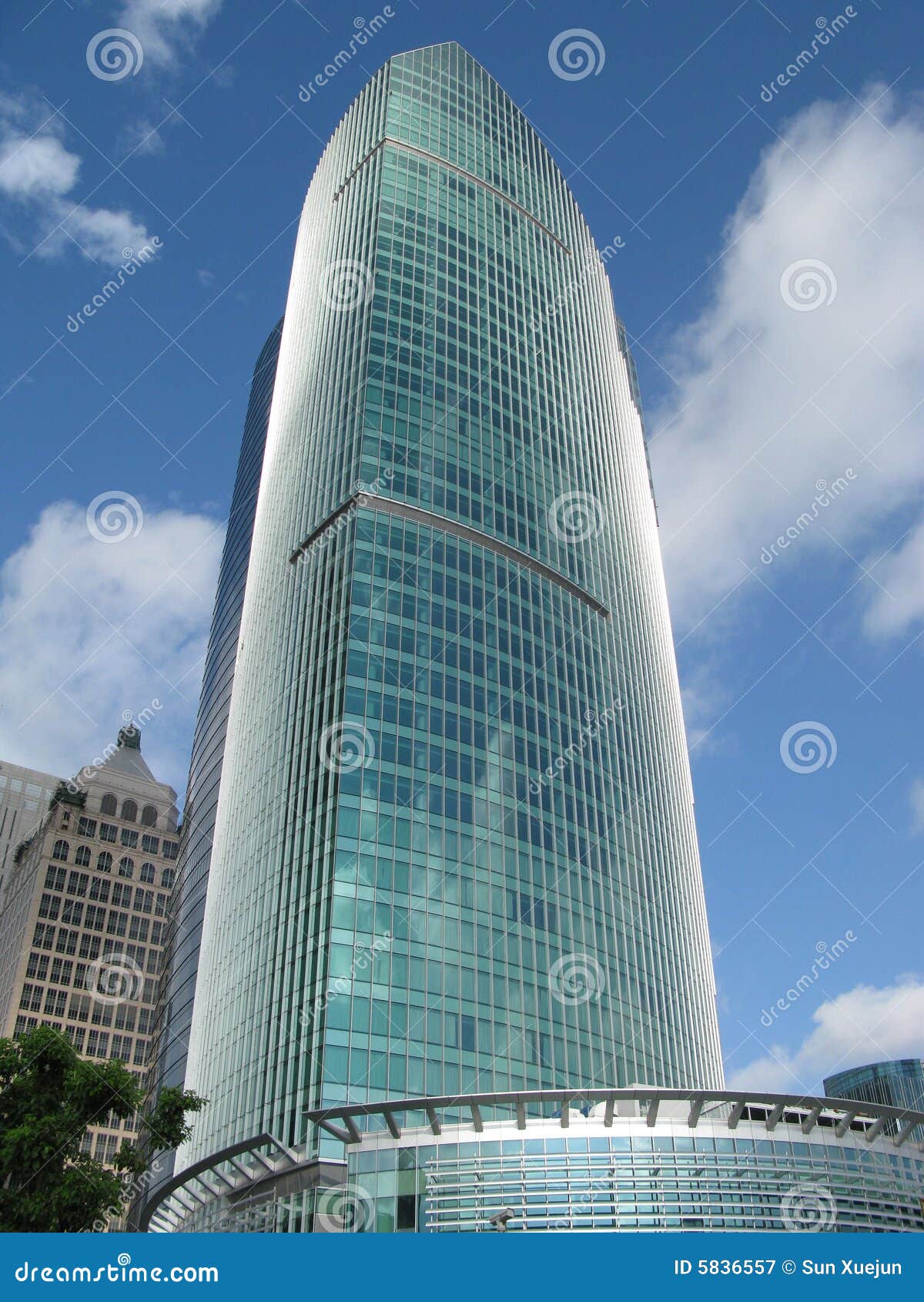 Business Building in Modern City Stock Image - Image of chinese, center ...