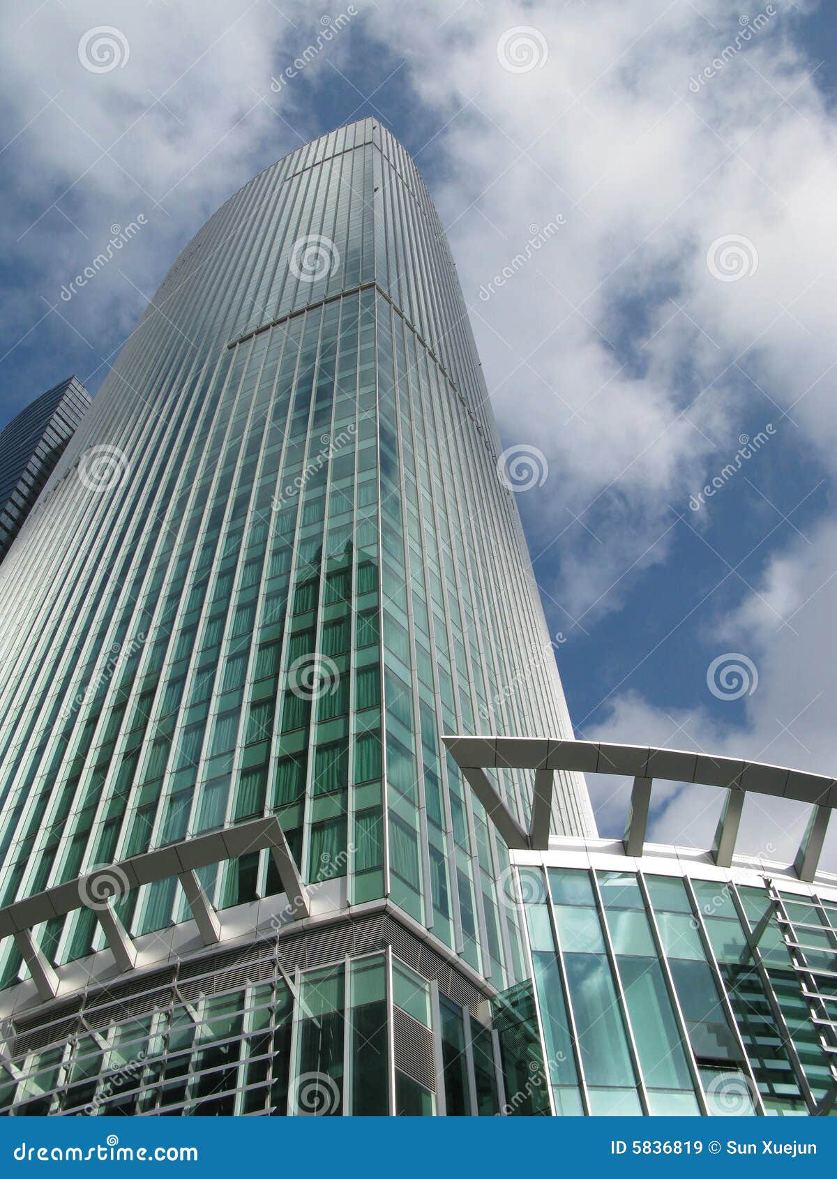 Business Building in Modern City Stock Image - Image of office, china ...