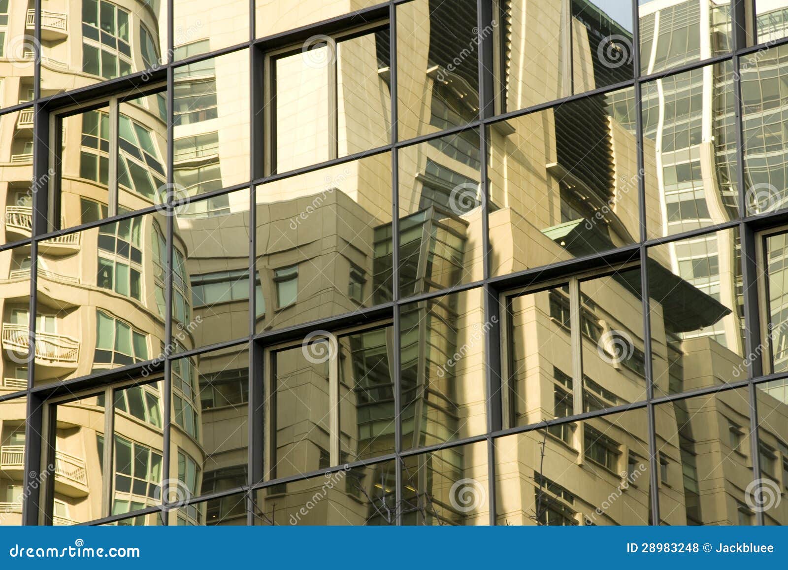Business Building Reflection Stock Photo - Image of interesting, office ...