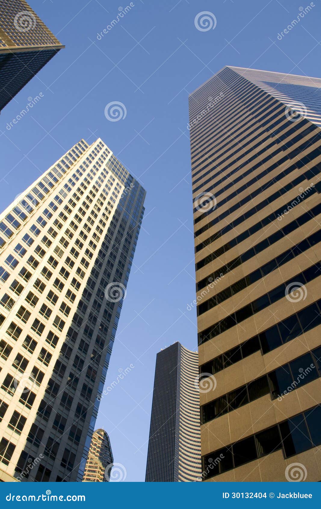 Downtown Seattle Office Buidlings Stock Photo - Image of financial ...