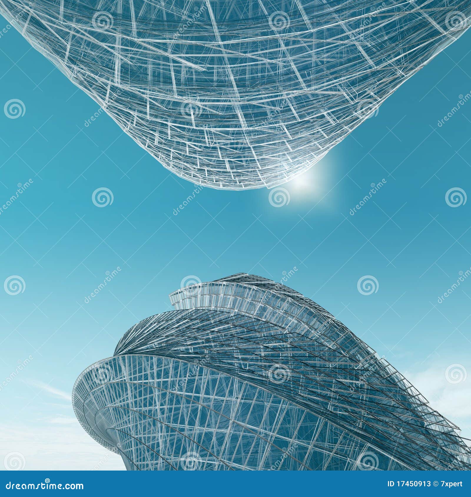 Business Buildings Opposite Stock Illustration - Illustration of ideas ...