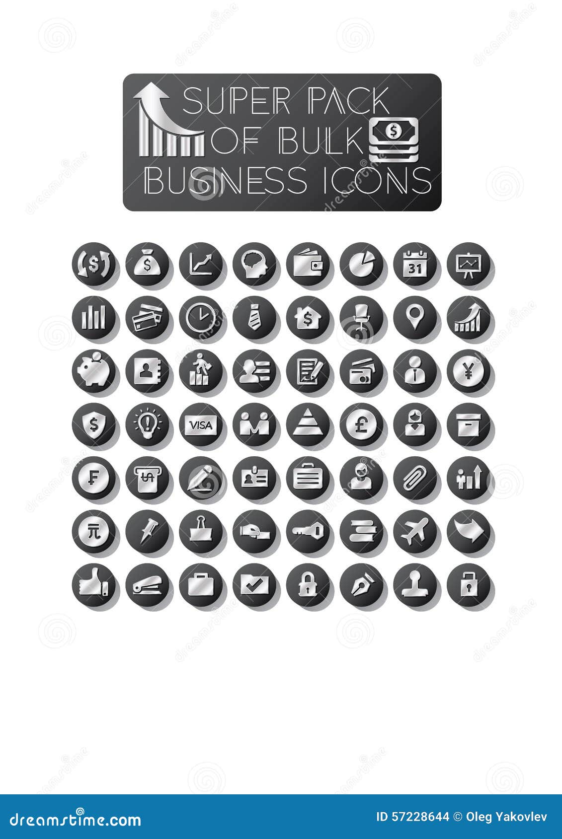 Business bulk icon pack stock vector. Illustration of draw - 57228644