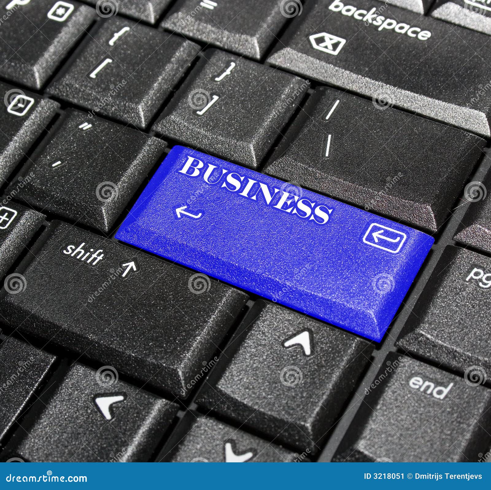 Business button. stock image. Image of push, entering - 3218051