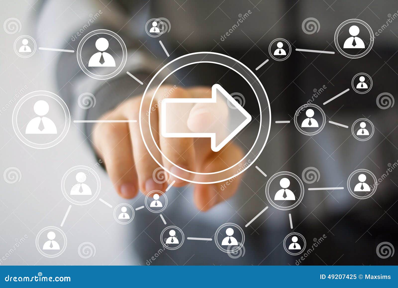 Business Button Arrow Connection Web Communication Icon Stock Image ...