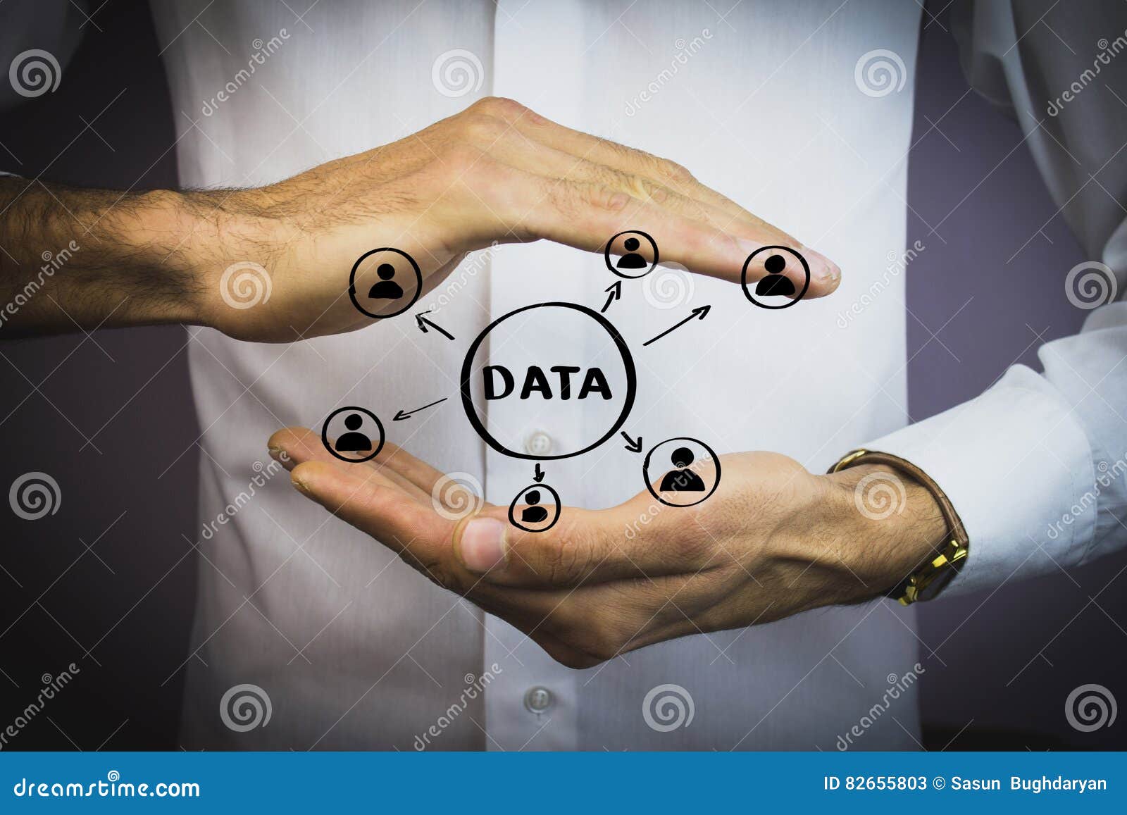 Business Button Data Concept Stock Image - Image of presentation ...