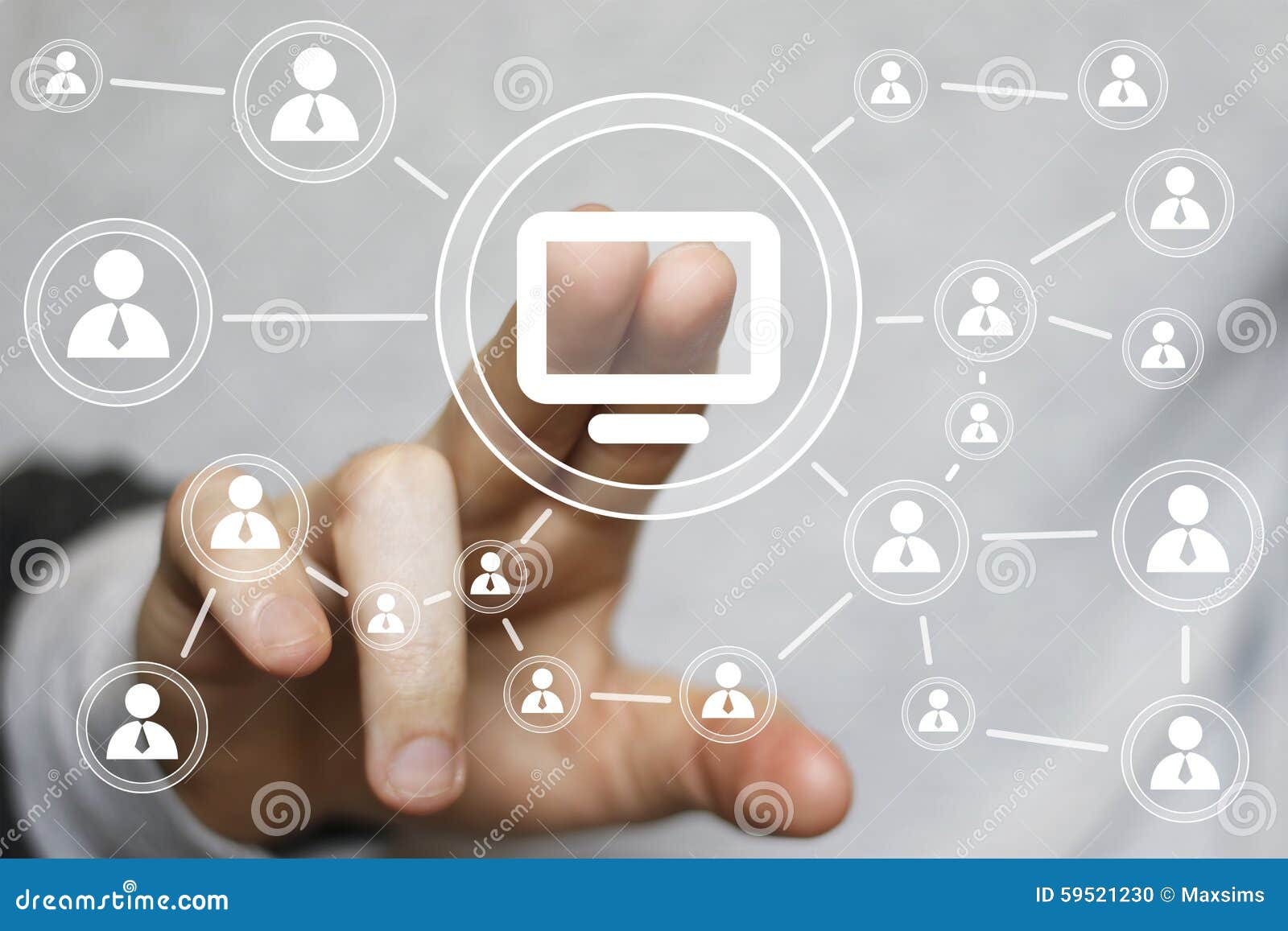 Business Button Sign Media Web Connection Computer Icon Stock Photo ...