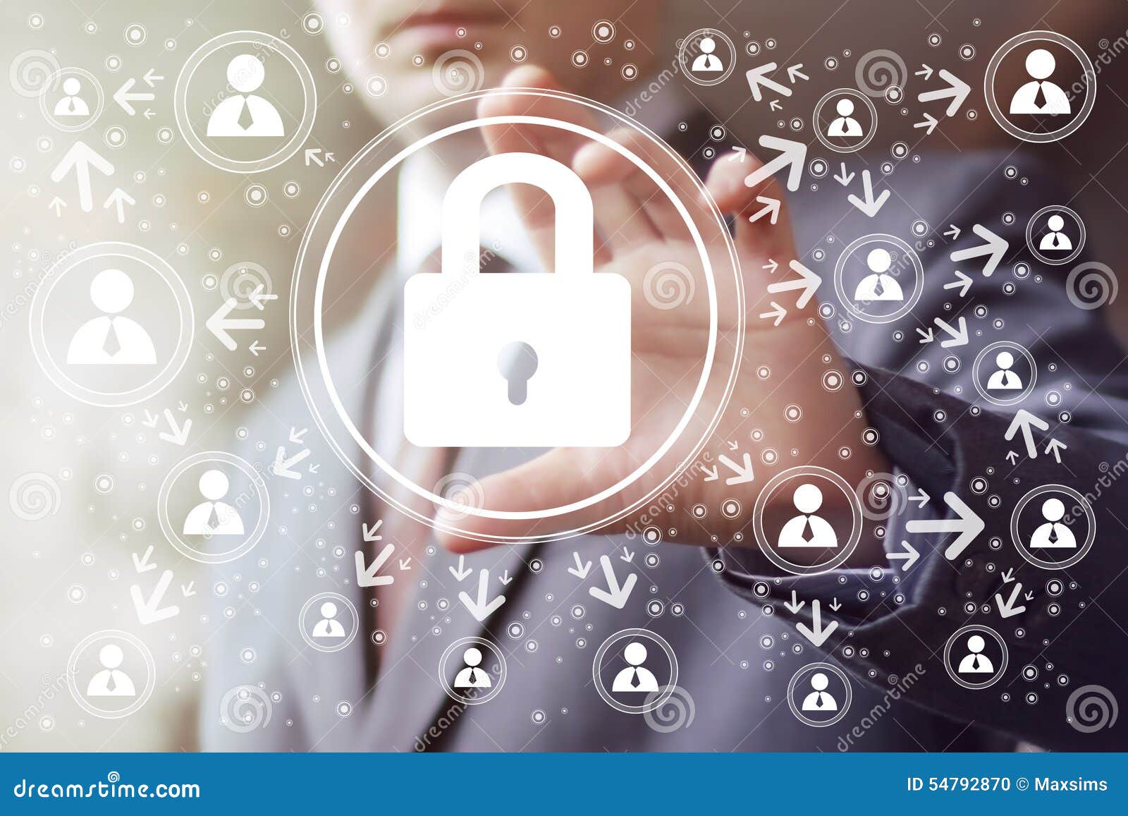 Business Button Web Lock Security Online Sign Stock Illustration ...