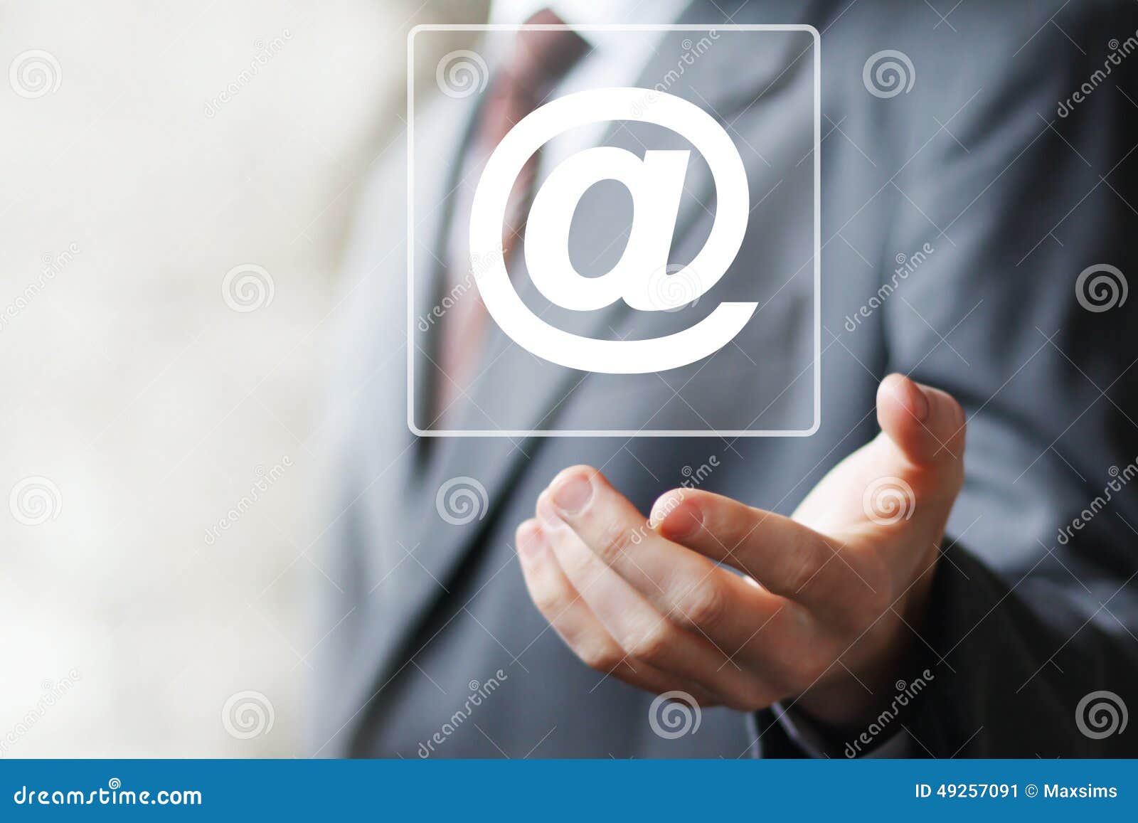 Business Button Web Message Mail Icon Sending Sign Stock Image - Image ...