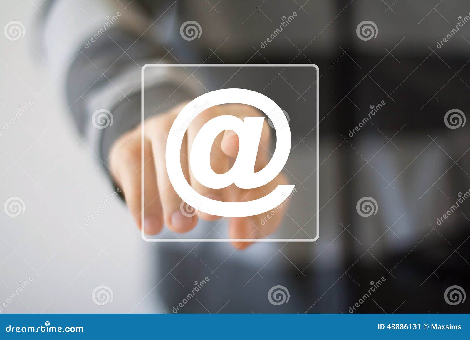 Business Button Web Message Mail Sending Sign Stock Image - Image of ...