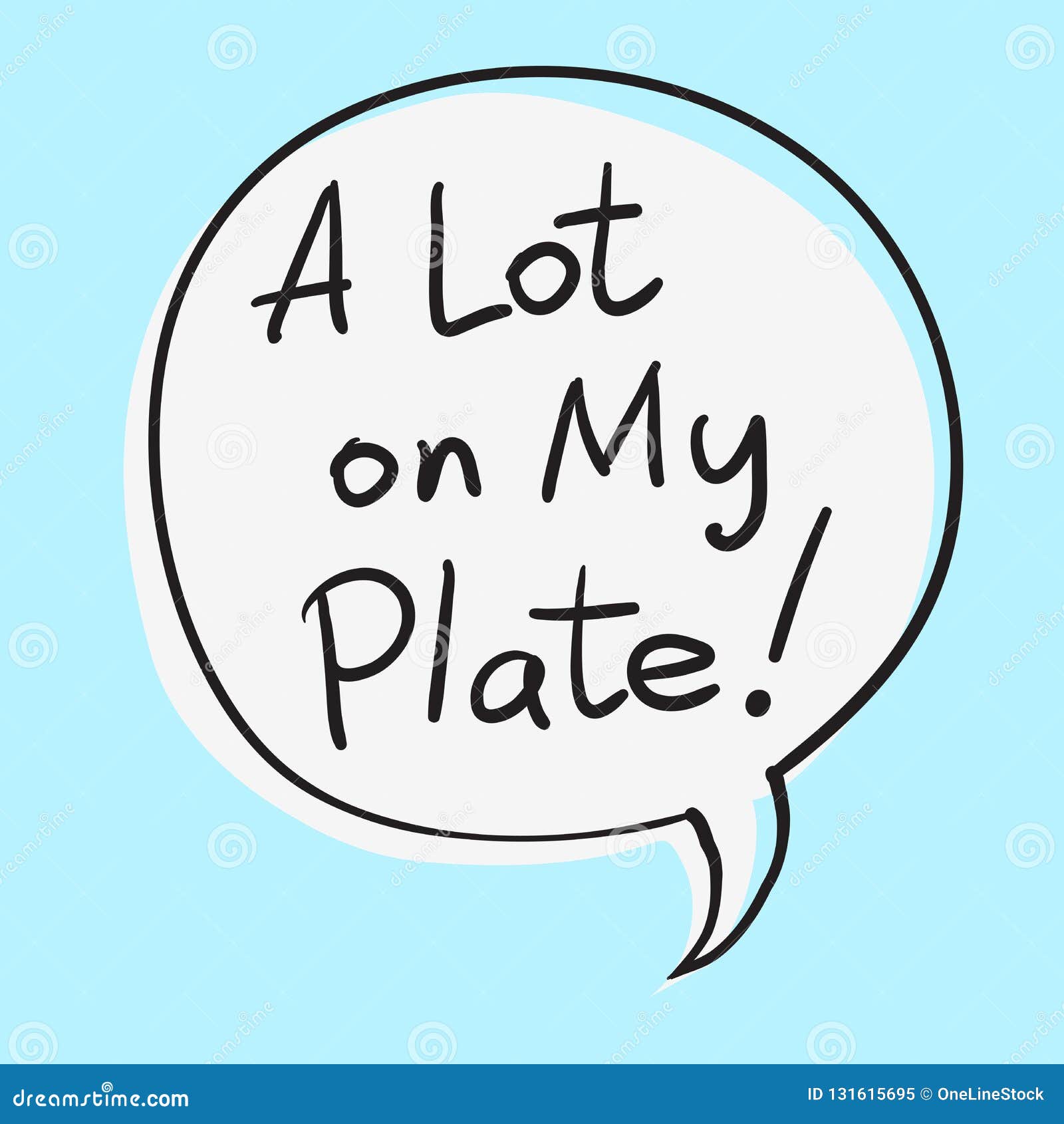 Motivational Speech Bubble Business Buzzwords Stock Illustration ...