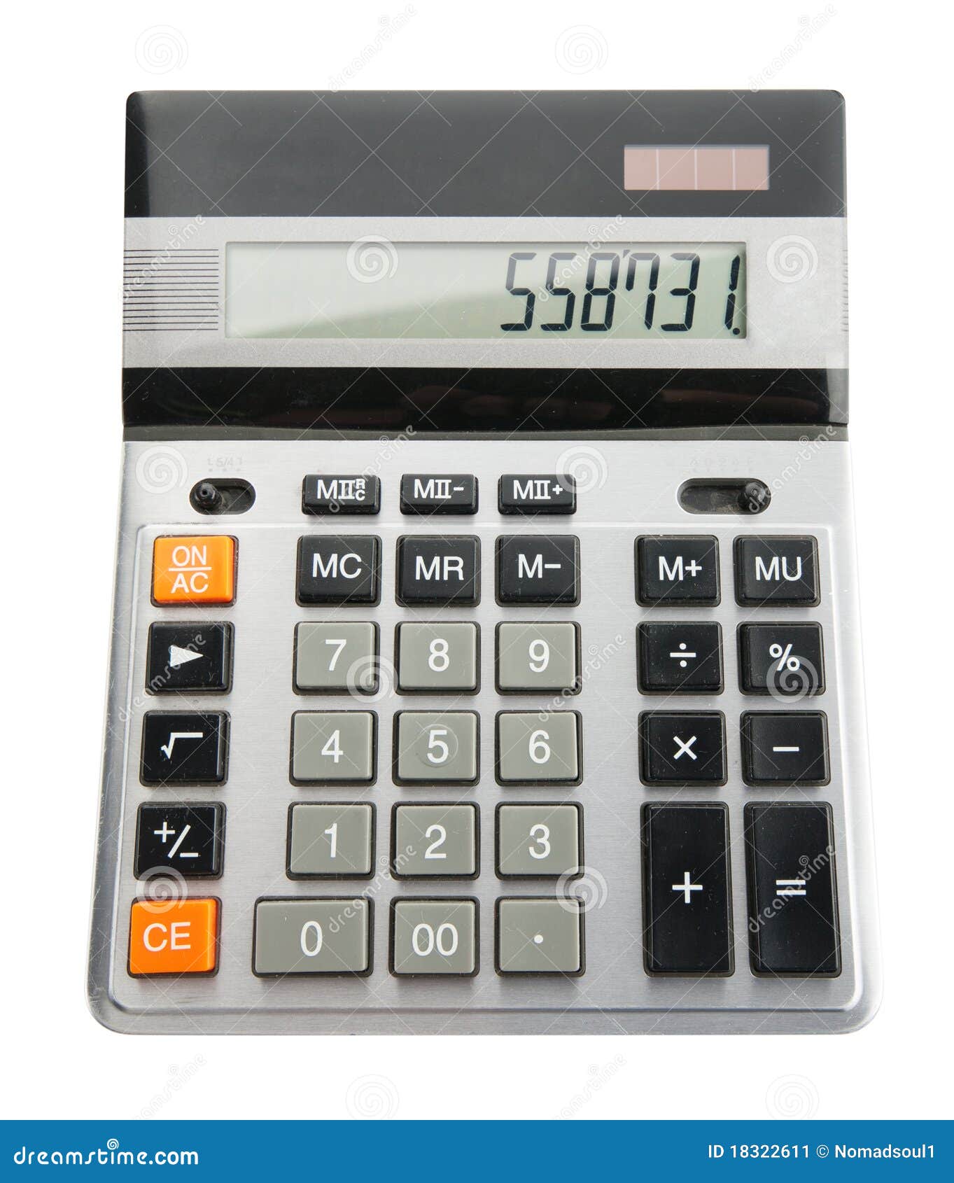 A business calculator stock image. Image of buttons, close - 18322611