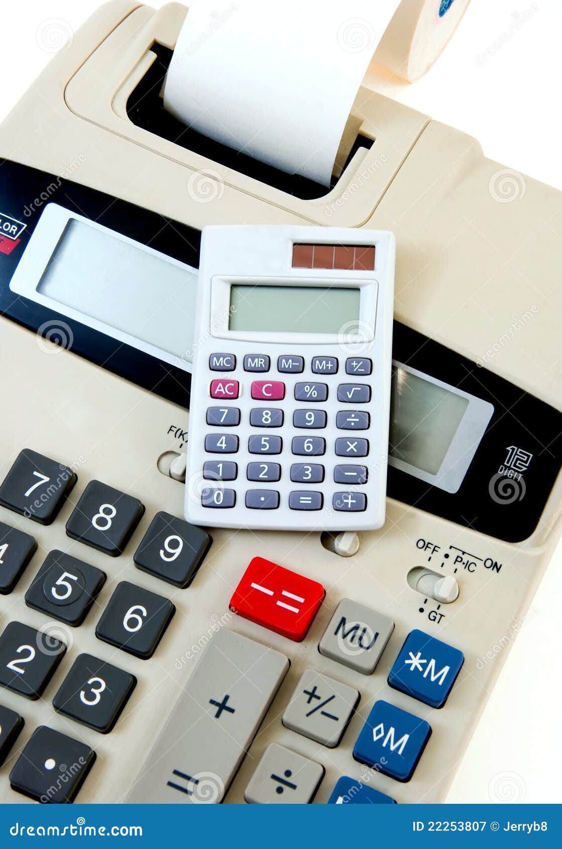 Business Calculator Close-Up Stock Image - Image of figures, numbers ...
