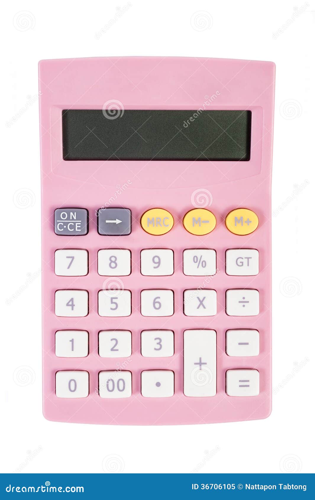 Business Calculator pink stock image. Image of technology - 36706105