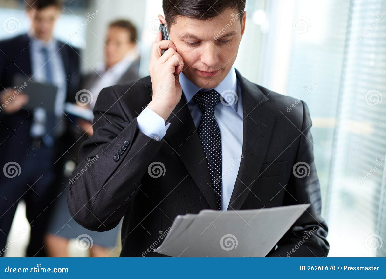 Business call stock photo. Image of leader, boss, indoors - 26268670
