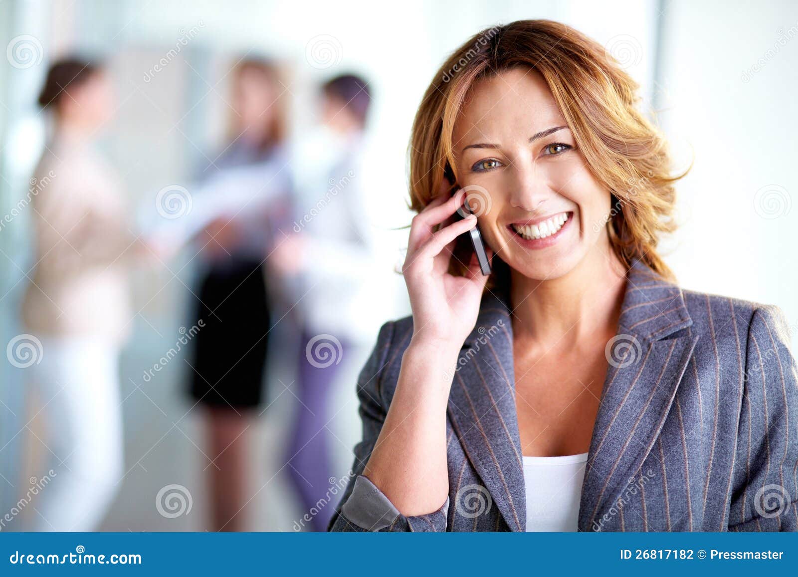 Business call stock photo. Image of lady, charming, business - 26817182