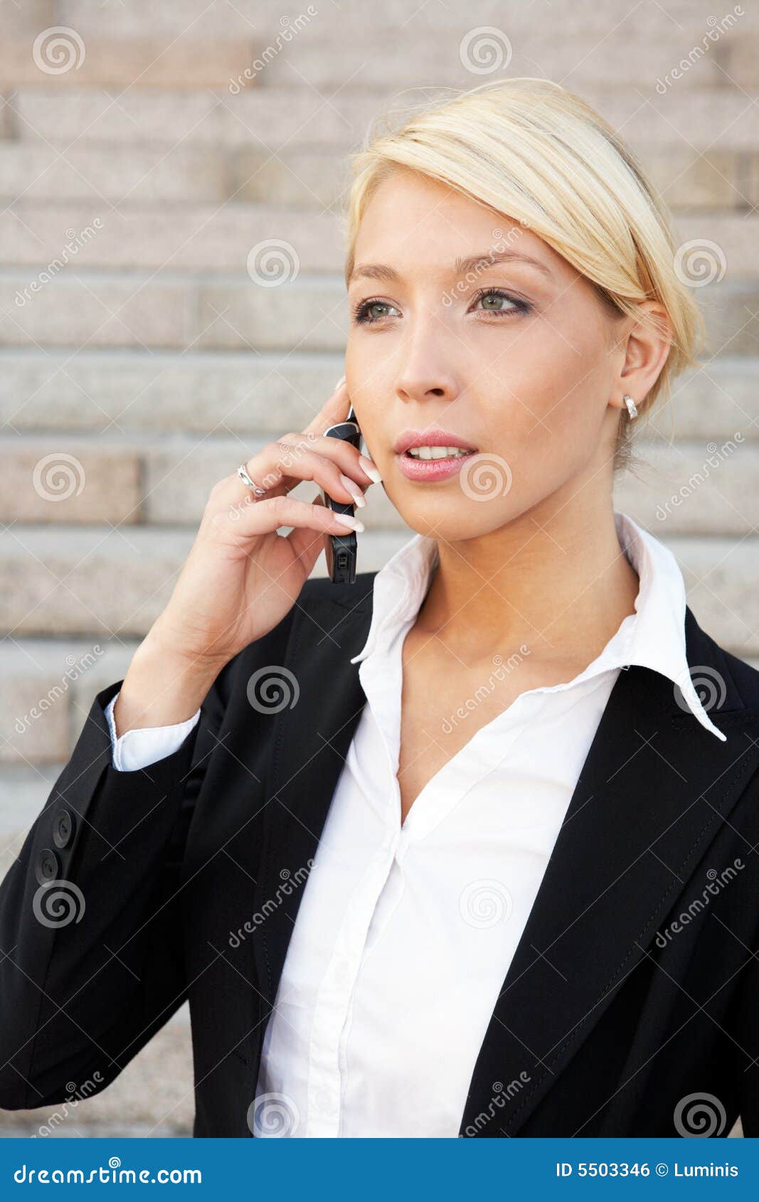 Business Call stock photo. Image of exterior, businesswoman - 5503346
