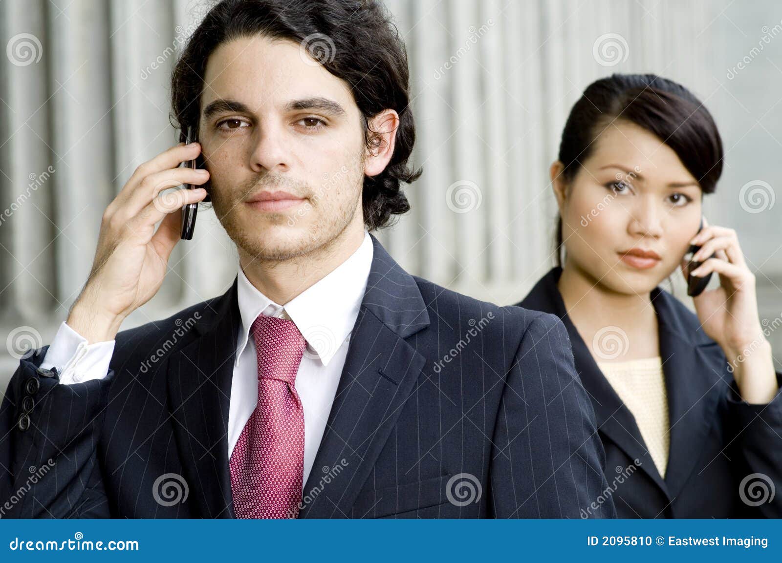 Business Calls stock photo. Image of smart, columns, businesswoman ...