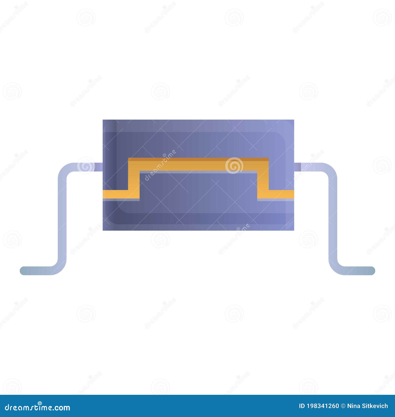 Business Capacitor Icon, Cartoon Style Stock Vector - Illustration of ...