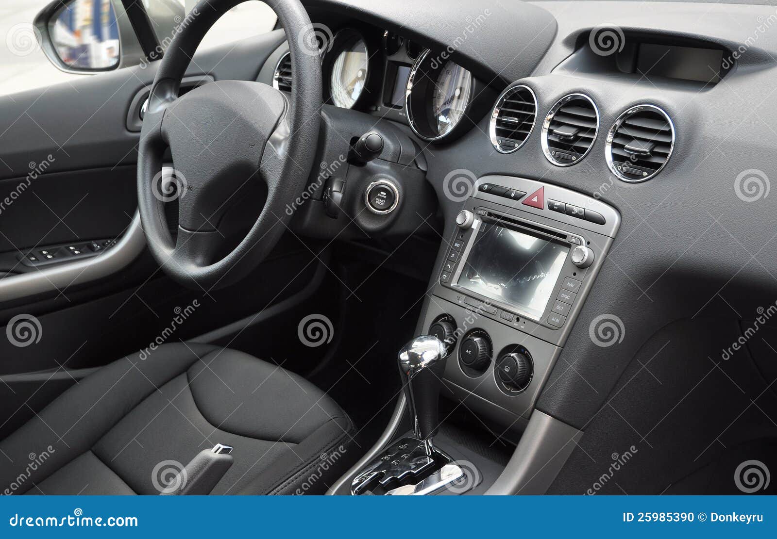 Business car interior stock photo. Image of fast, safety - 25985390