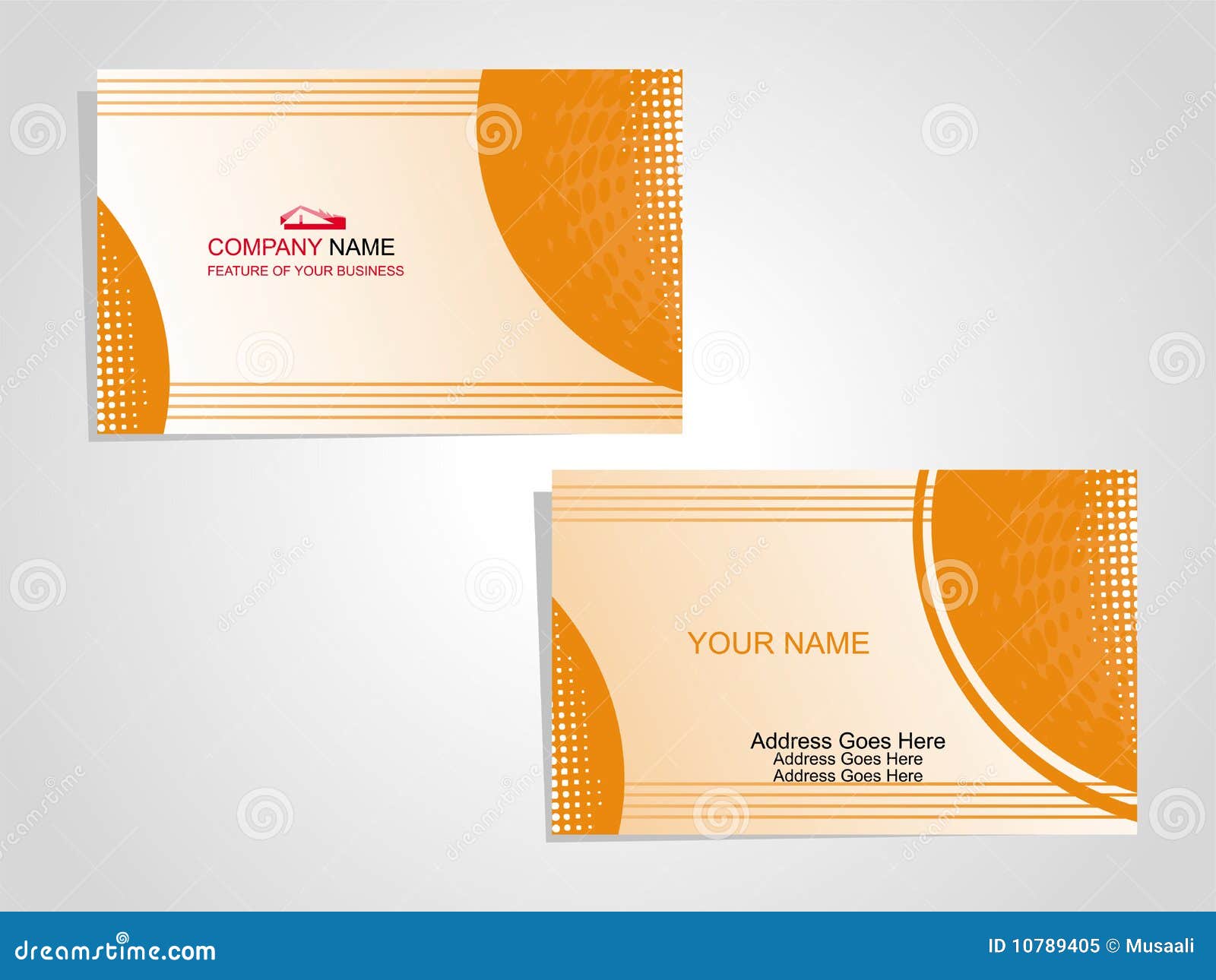 BUSINESS CARD stock illustration. Illustration of right - 10789405