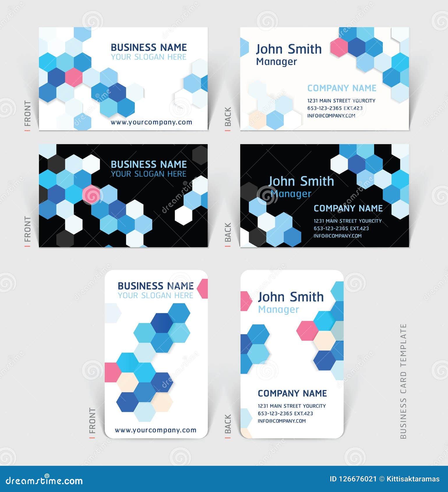 Business Card Abstract Background. Vector Illustration. Editorial Photo ...