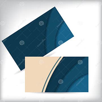 Business Card Design with Wave Pattern Stock Vector - Illustration of ...