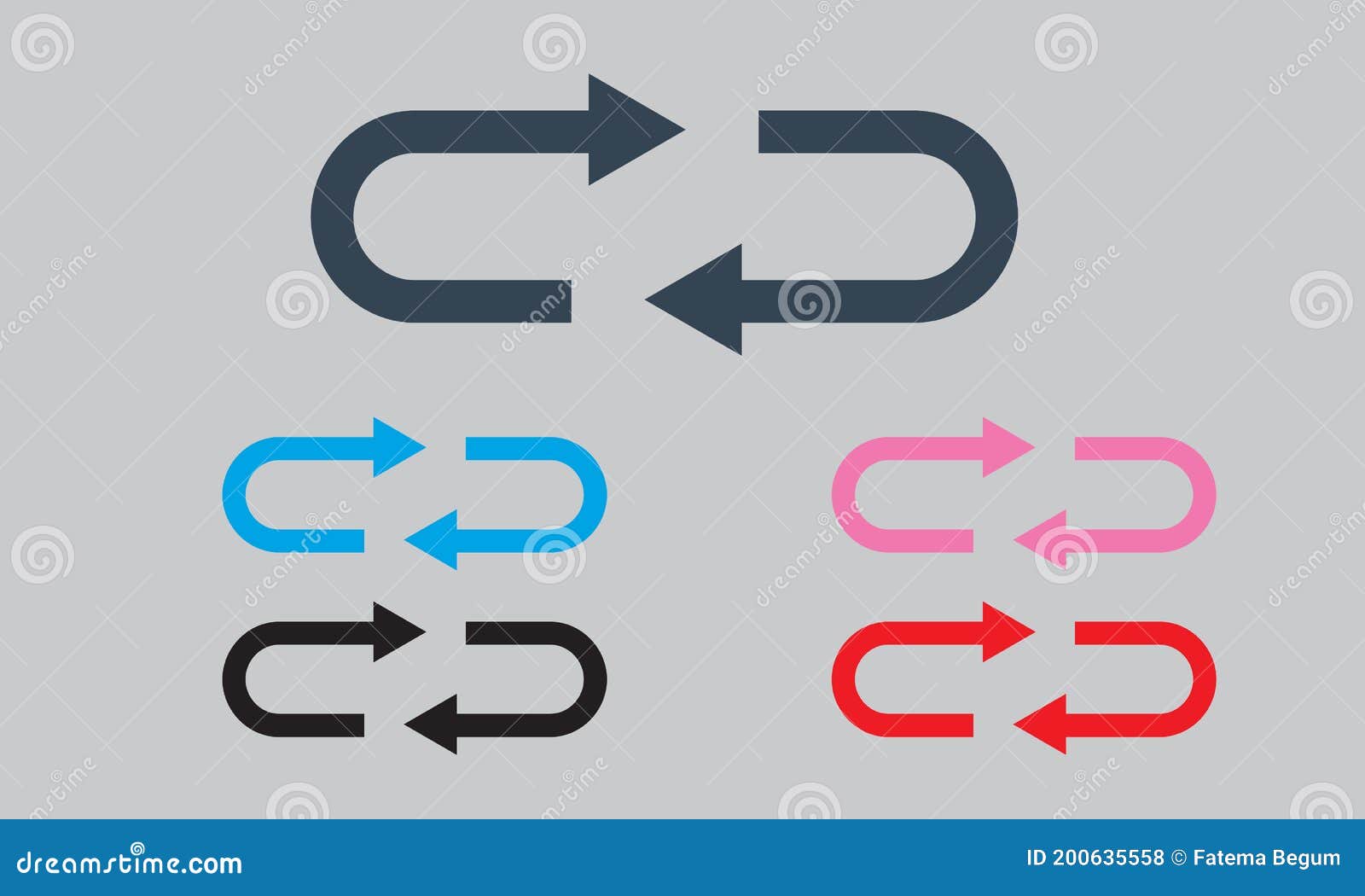 Loop, Refresh, Arrow, Update Icon, Vector Flat Design. Stock Vector ...