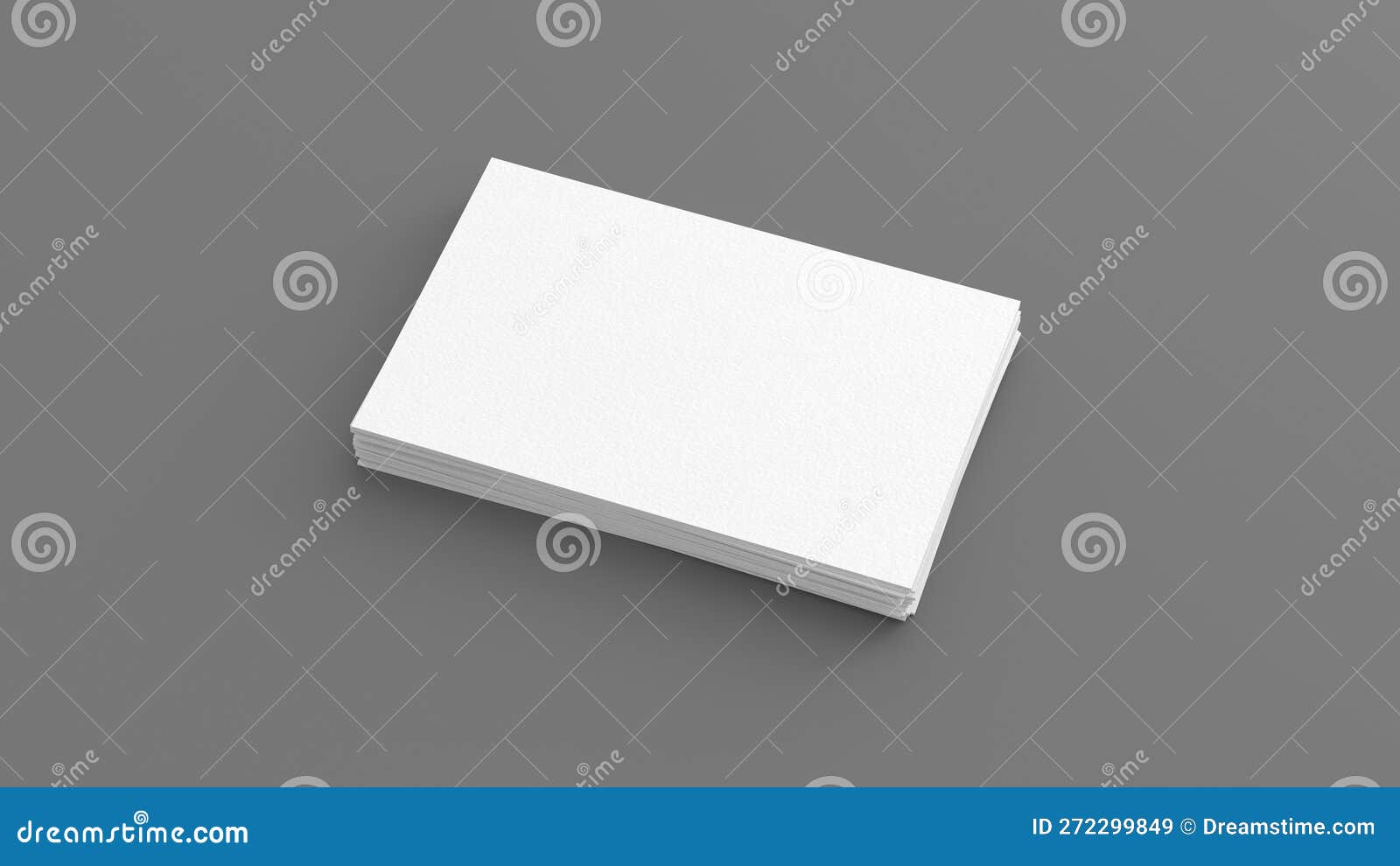 Business Card Mockup. Stack of Business Cards on Gray Background Stock ...