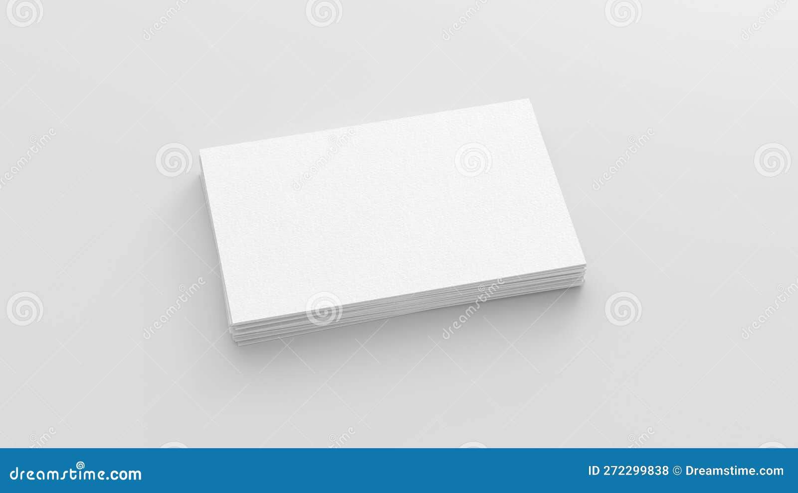 Business Card Mockup. Stack of Business Cards on White Background Stock ...