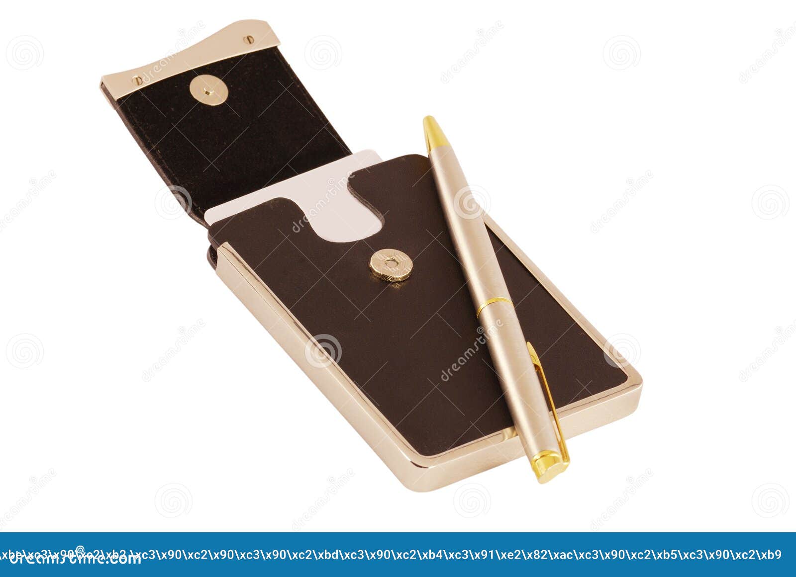 Business card with pen stock photo. Image of card, single - 12538334