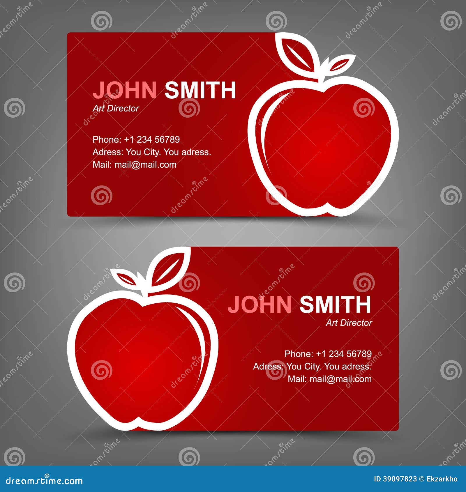 Apple Business Card Templates