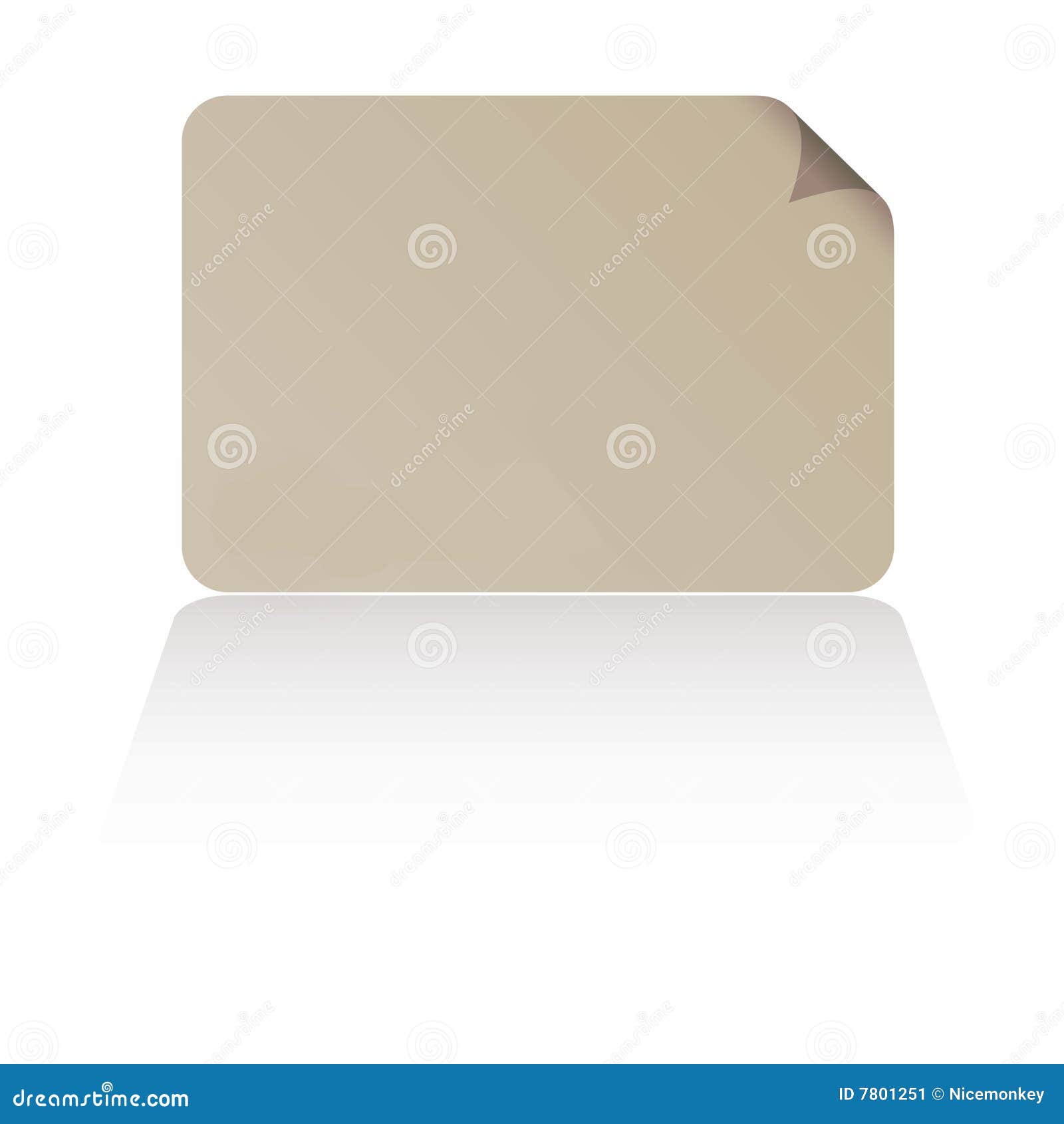 Business card shadow stock vector. Illustration of blank - 7801251