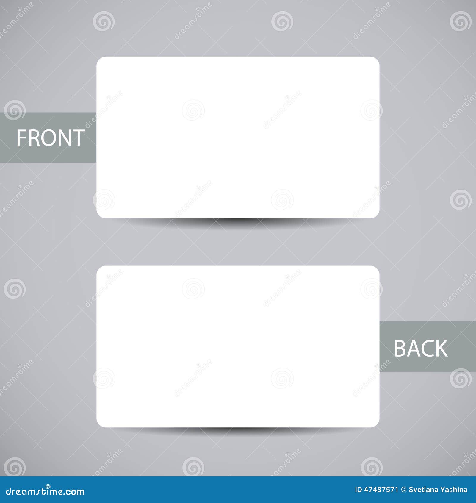Business card template stock vector. Illustration of identity - 47487571