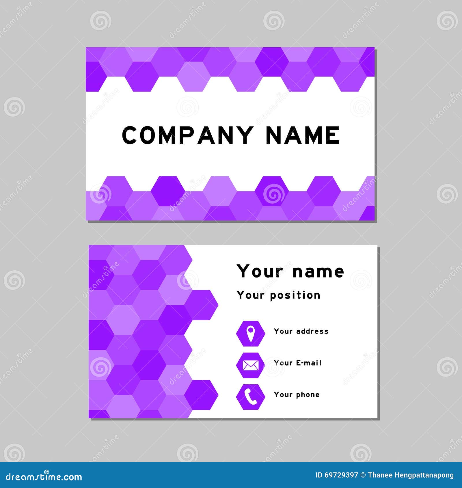 Business card temple stock vector. Illustration of flat - 69729397