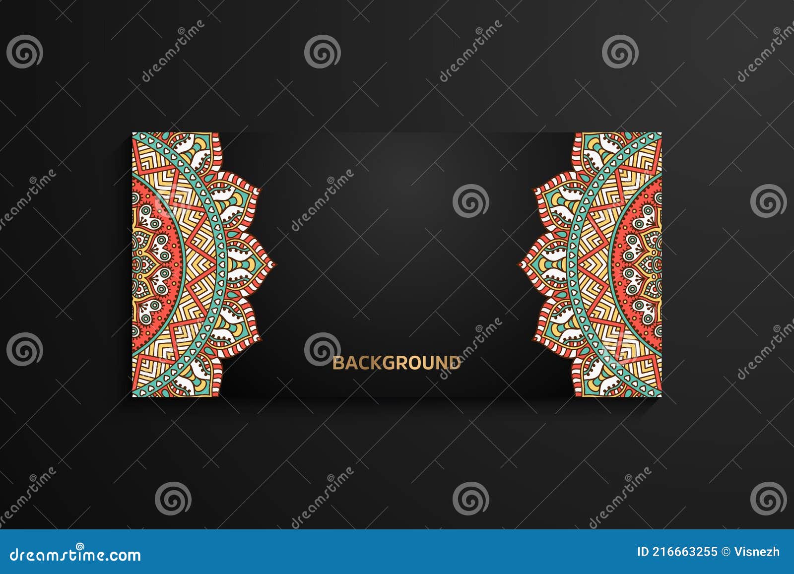 Business Card. Vector Background Stock Vector - Illustration of ...