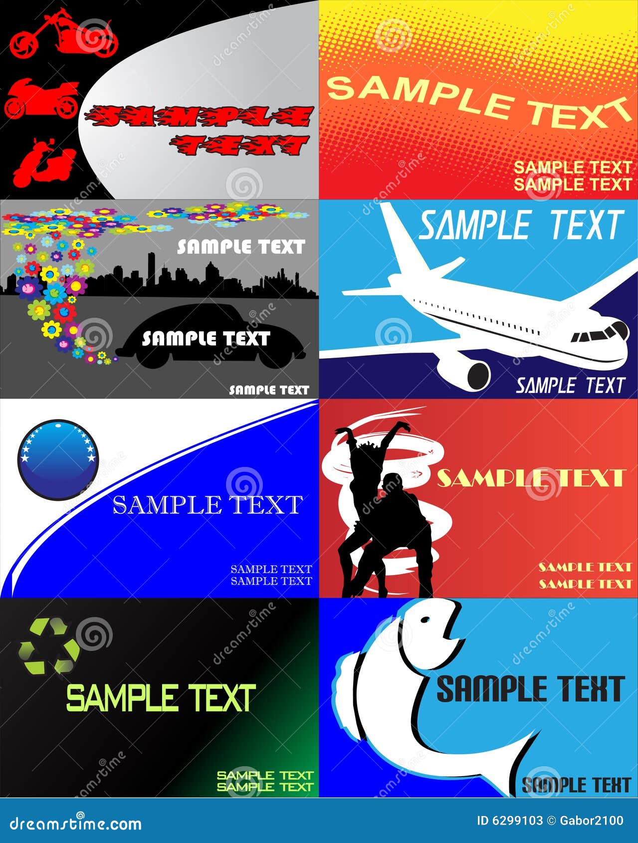 Business card2.cdr stock vector. Illustration of flower - 6299103