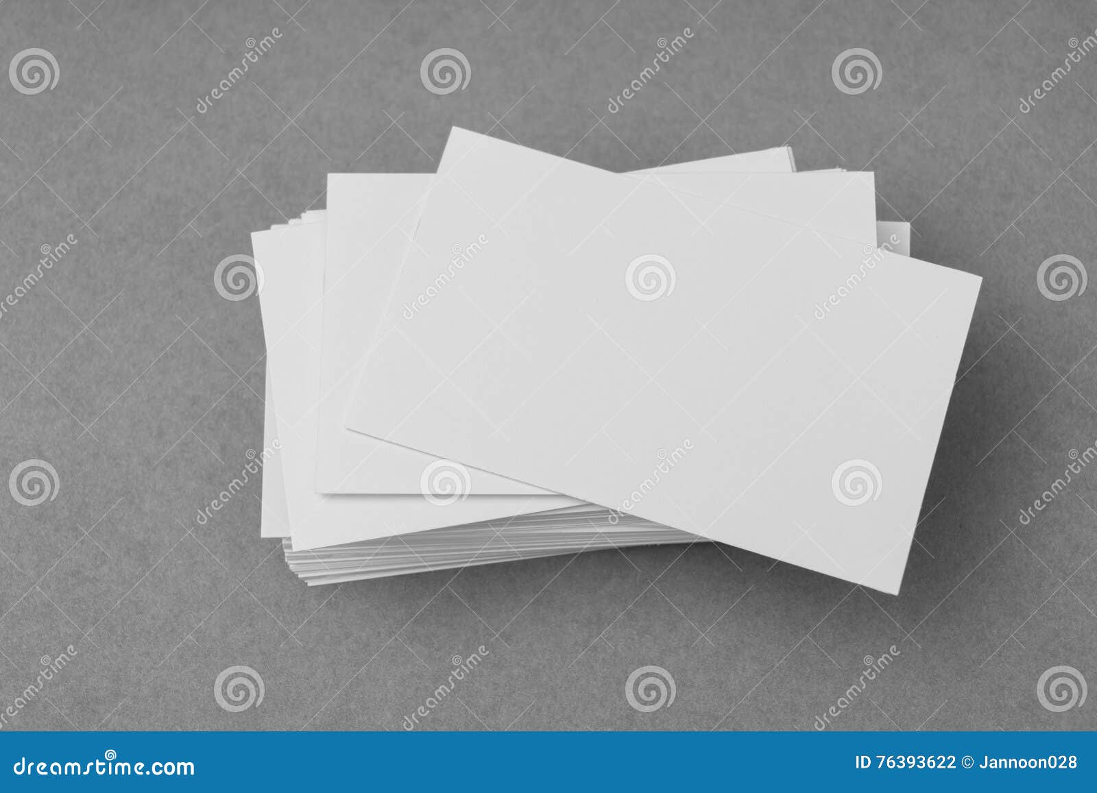 Business Cards on Gray Background . Stock Photo - Image of contact ...