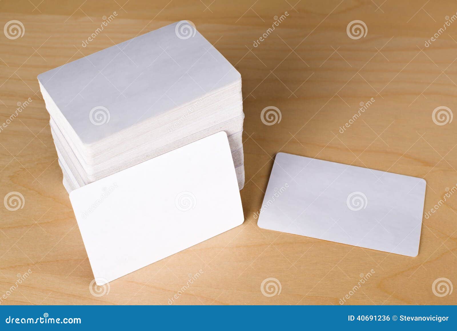 Business Cards with Rounded Corners Stock Photo - Image of business ...