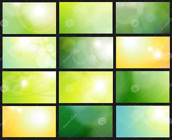 Business cards set stock vector. Illustration of element - 14869740