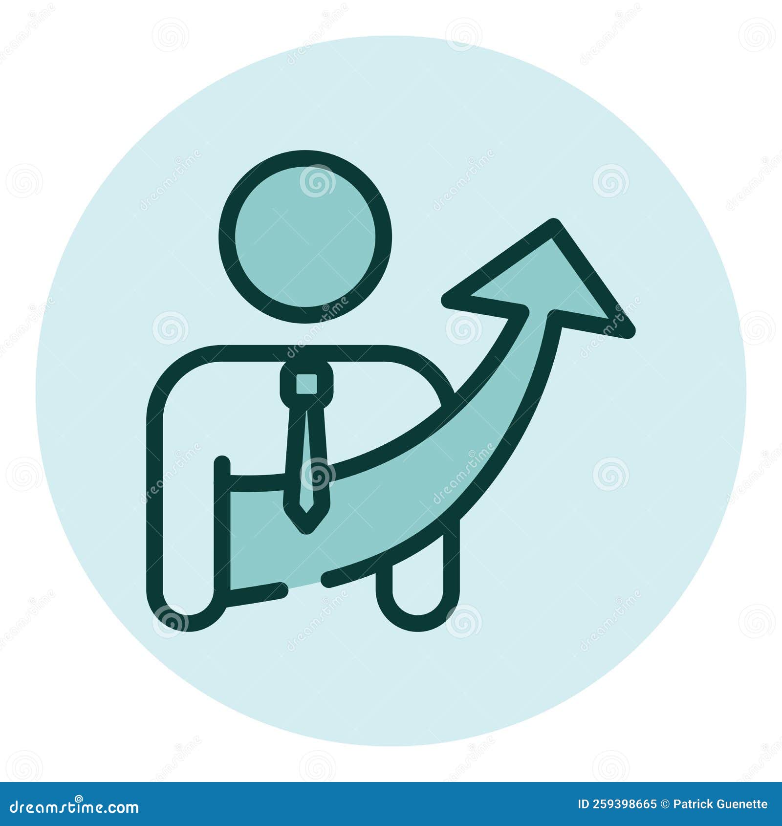 Business Career Growth, Icon Stock Vector - Illustration of abstract ...