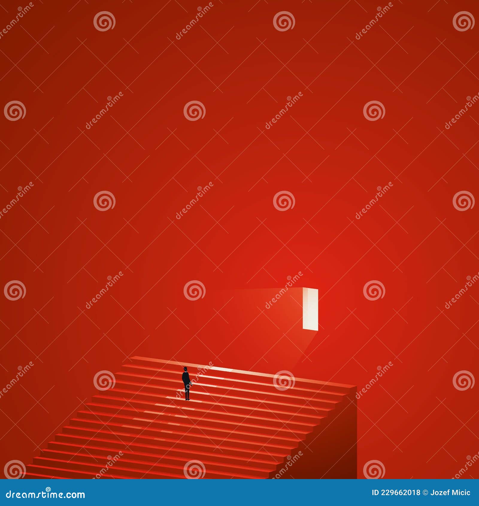 Business Career Opportunity and Challenge Abstract Vector Concept ...