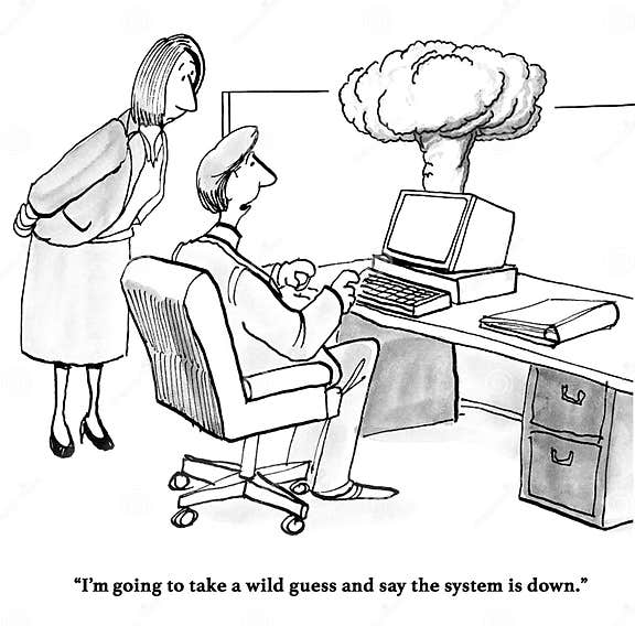 Computer explodes stock illustration. Illustration of business - 100351560