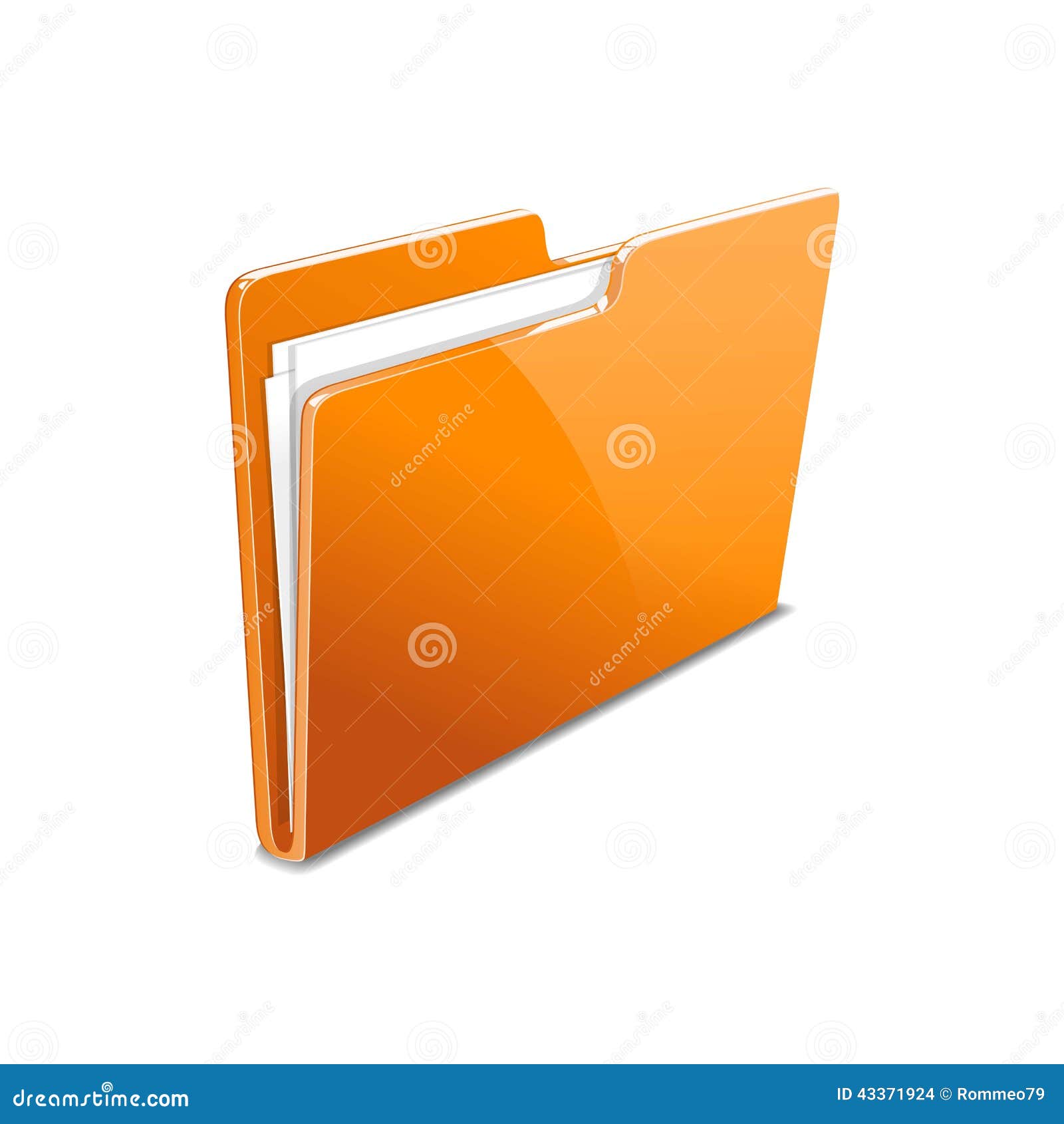 Business Case Color Documents File Folder Manager Stock Vector ...