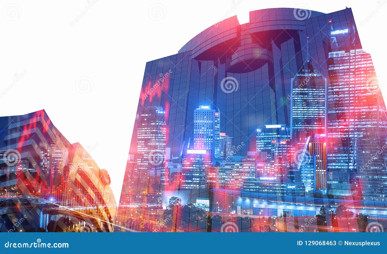 Business center background stock image. Image of forex - 129068463