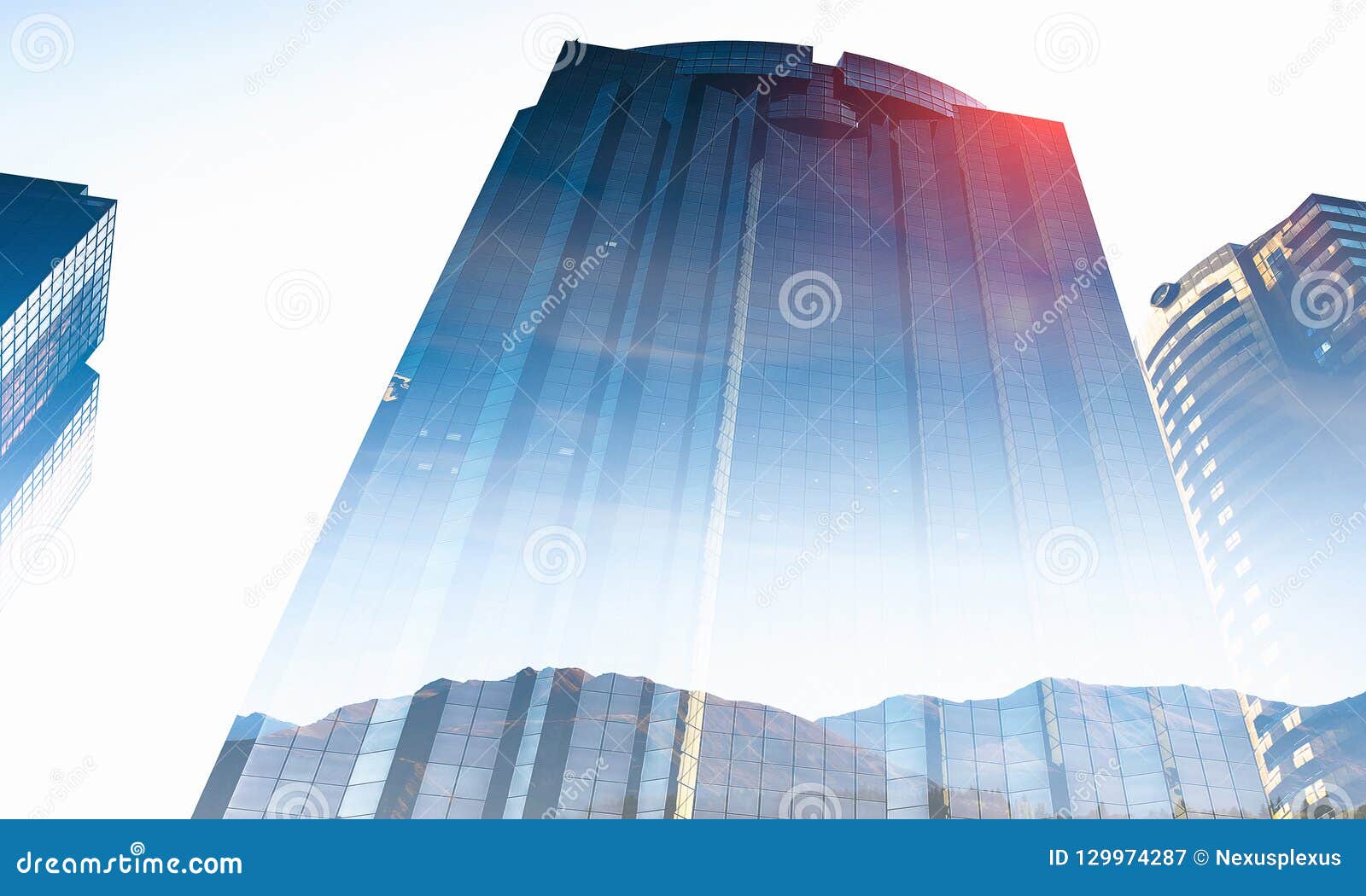 Business center background stock illustration. Illustration of city ...