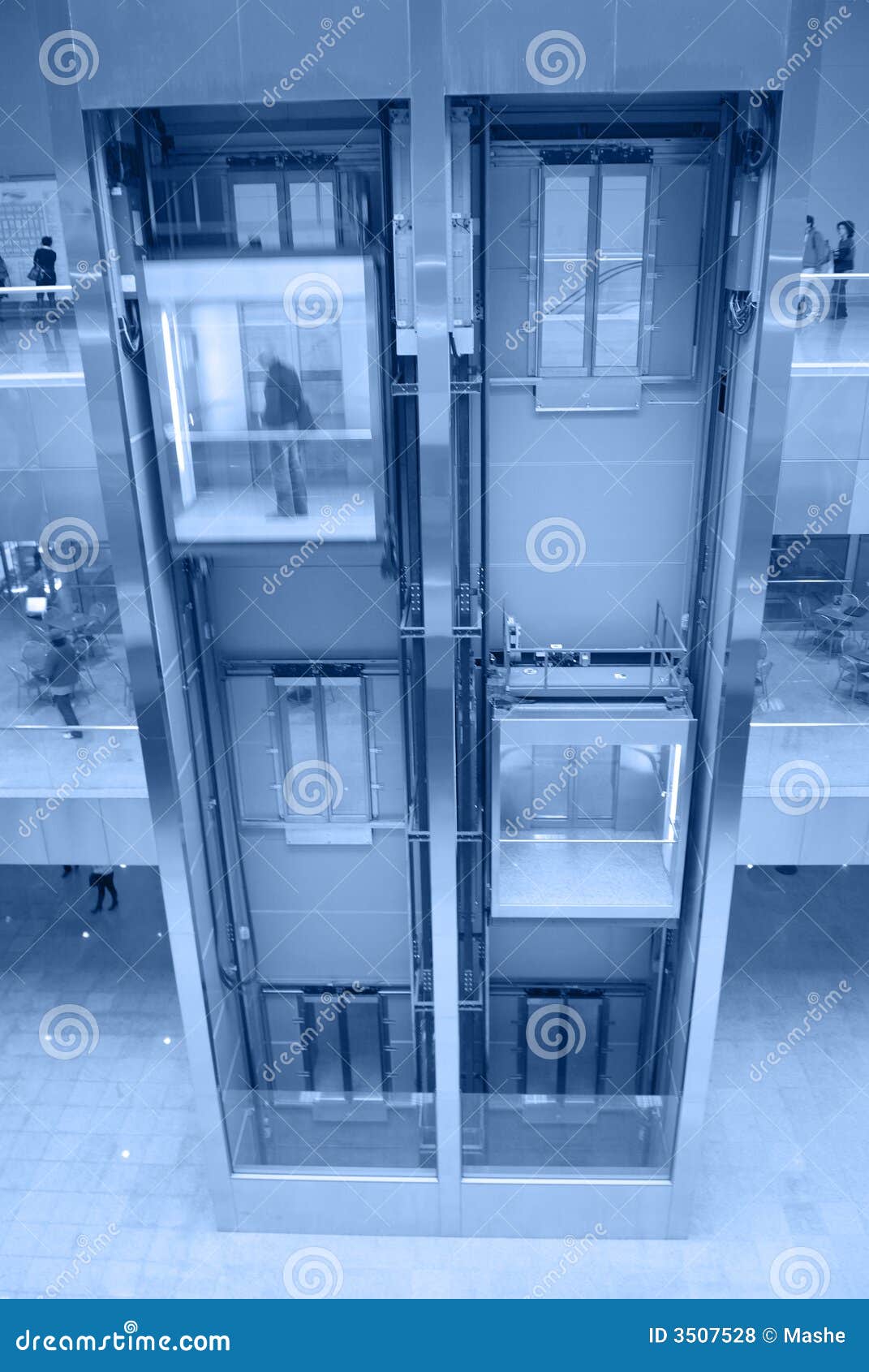 Business Center Elevator stock photo. Image of modern - 3507528